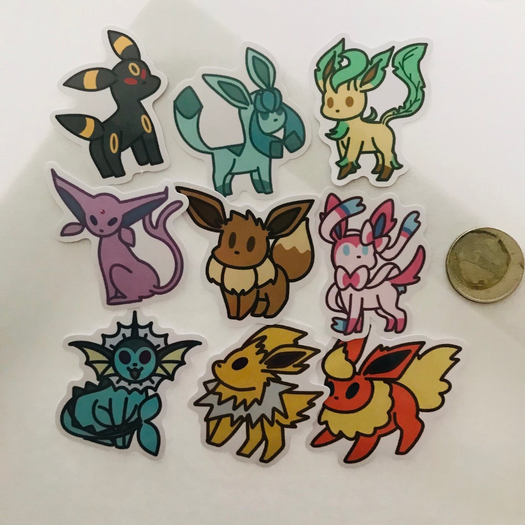 Eeveelution Stickers - Etsy