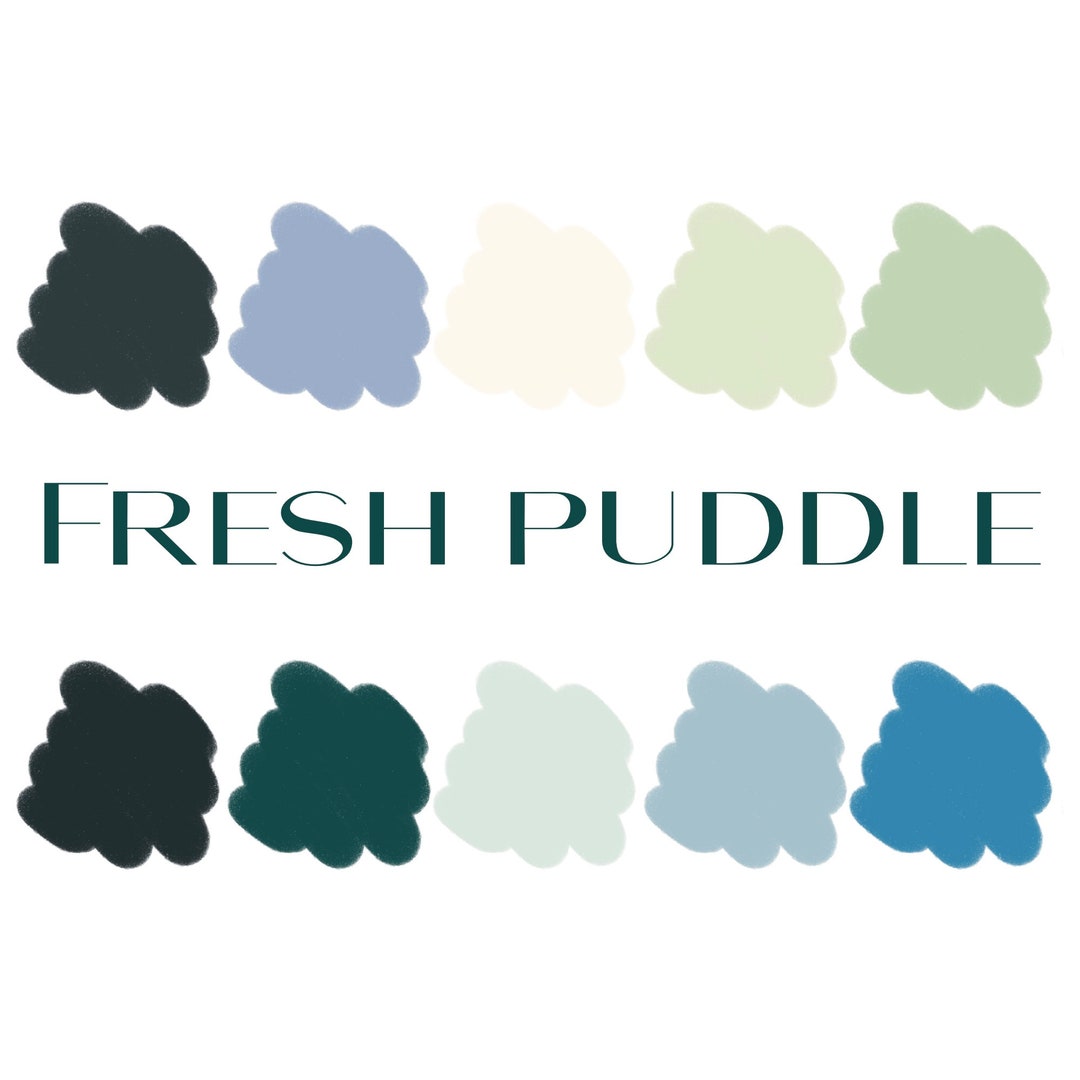 Fresh Puddle Procreate Color Palette - Etsy