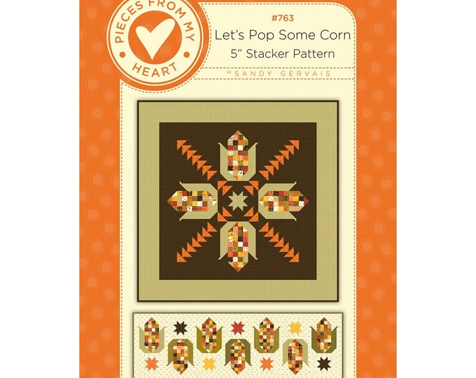 Let's Pop Some Corn Runner and Mat Pattern Sandy Gervais - Etsy