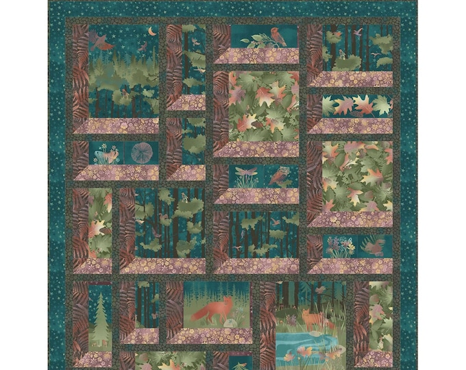 Enchanted Forest Quilt Kit - Etsy
