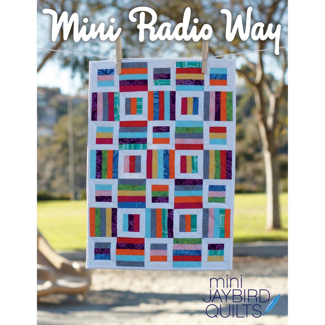 Mini Radio Way | Jaybird Quilts - Etsy