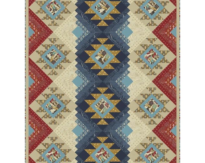 Rocky Ridge Boxed Quilt Kit Featuring Saddle Ranch by the Moda ...