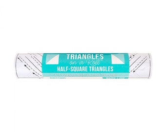 Triangles on a Roll 1 Inch Triangles on a Roll Triangle Grid Paper Half ...
