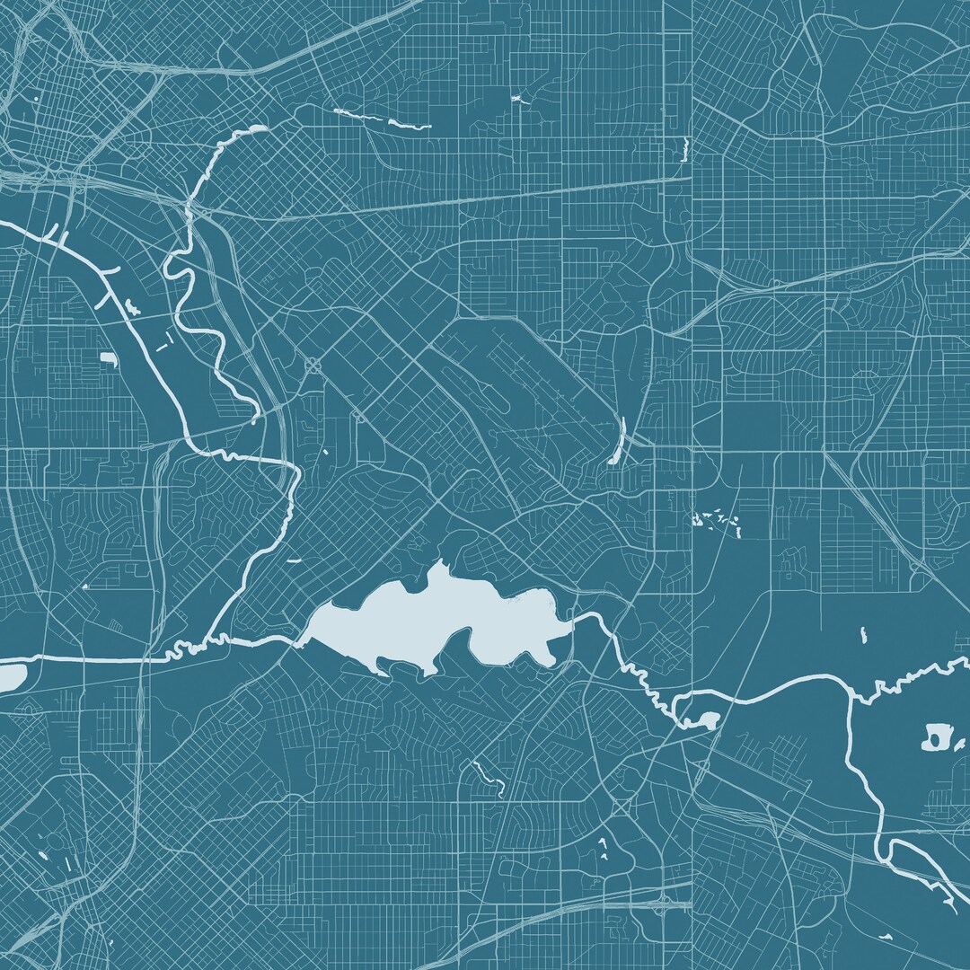 Destinations | Map Blue - Etsy