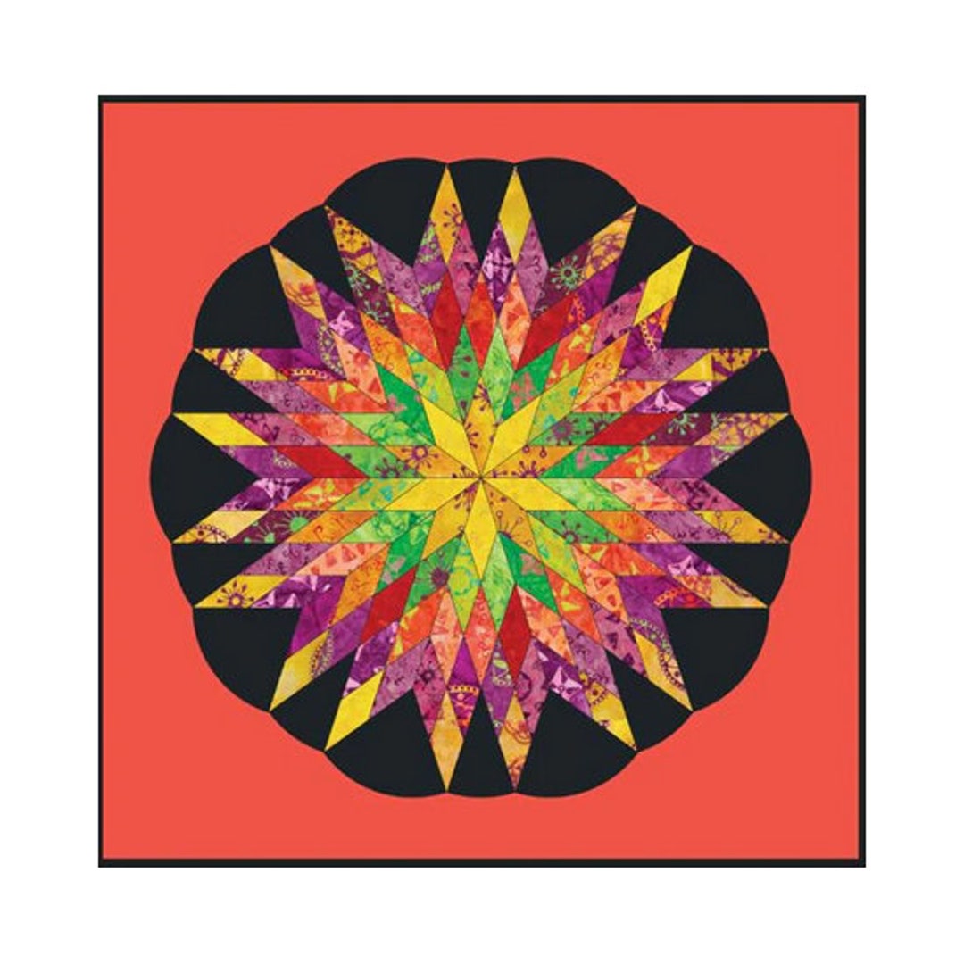 Star Mandala | Pattern and Paper Piece Pack - Etsy