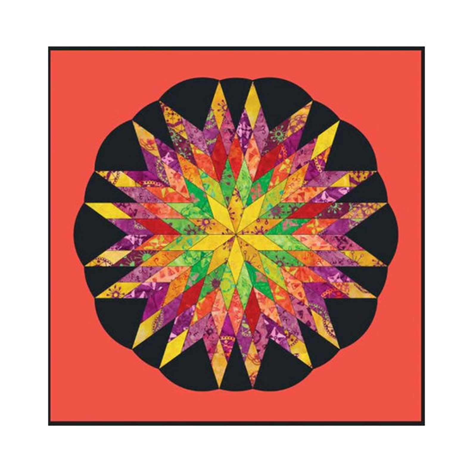 Star Mandala | Pattern and Paper Piece Pack - Etsy