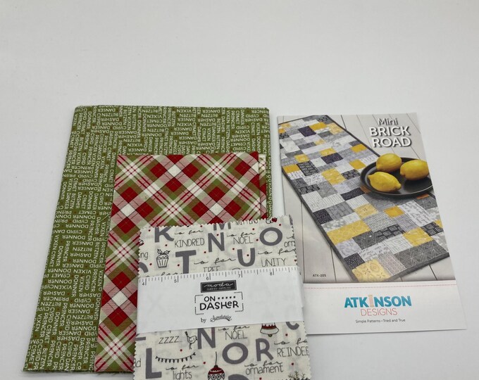 Mini Brick Road Table Runner Kit Featuring on Dasher by Sweetwater - Etsy