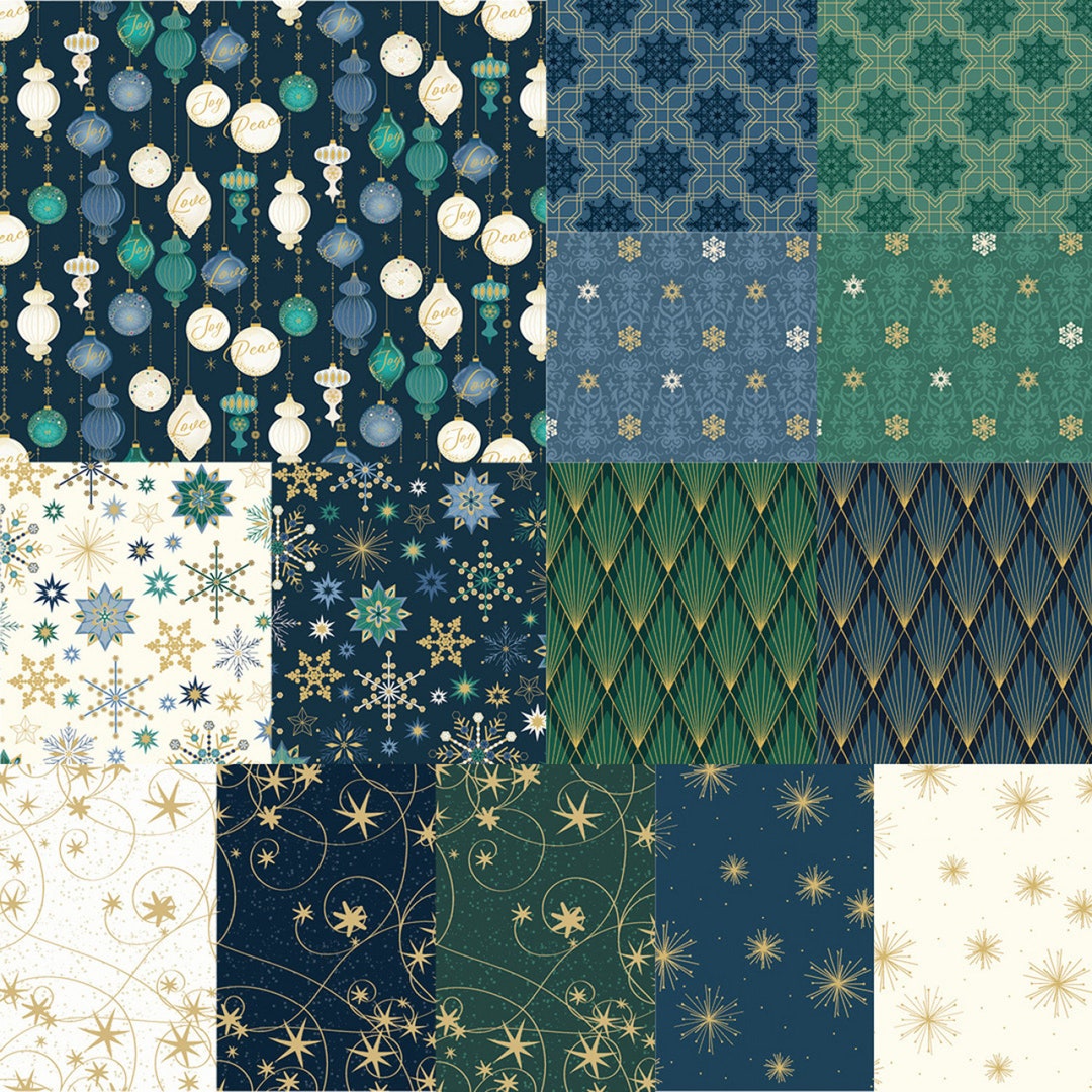 Deco the Halls | 10" Squares - Etsy