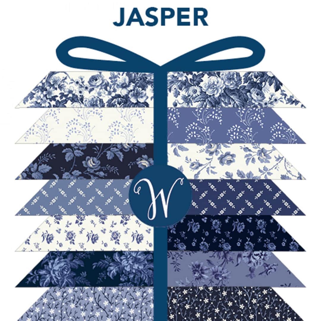 Jasper Blue Fat Quarter Bundle - Etsy