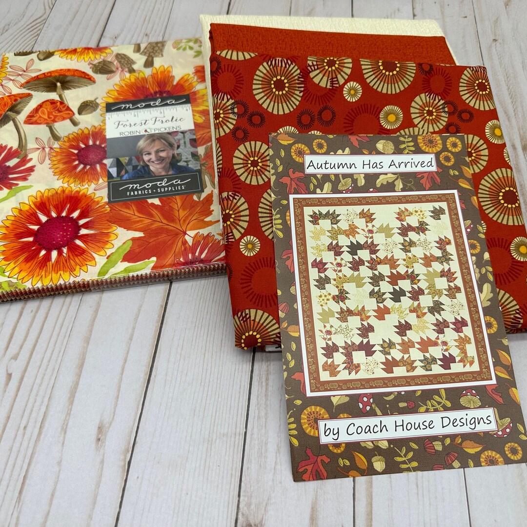 Autumn Has Arrived Featuring Forest Frolic Quilt Kit - Etsy