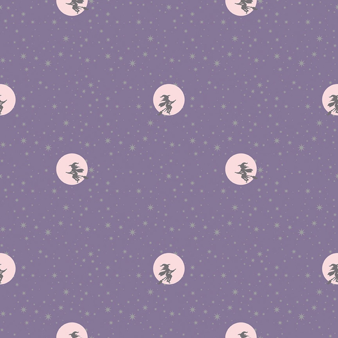 Spooky Schoolhouse | Starry Night Lilac Sparkle - Etsy