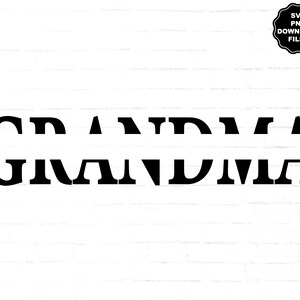 Grandma Split Monogram Svg Png, Sunflower Split Monogram Svg Png, Add ...