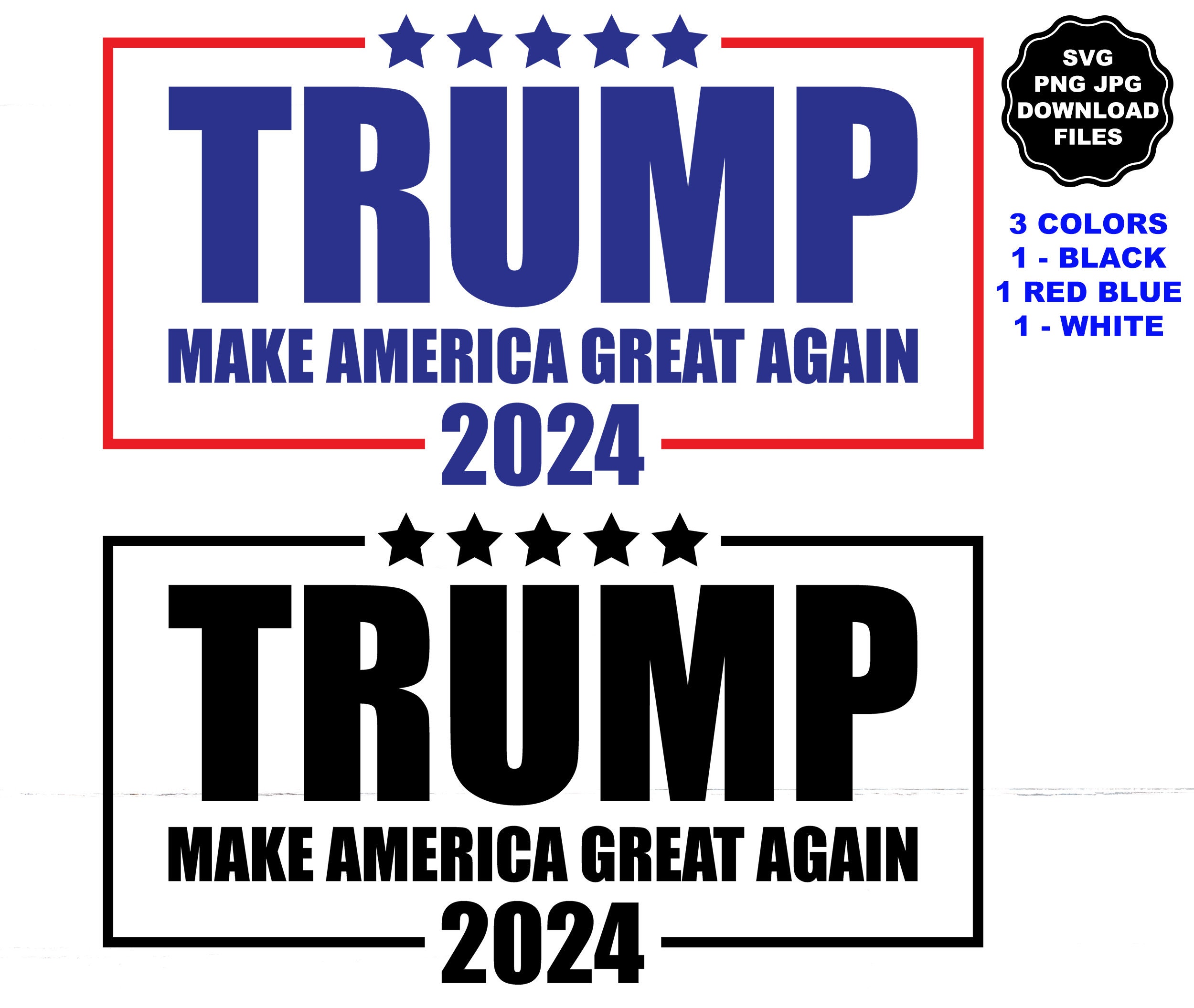 Trump 2024 SVG Make America Great Again MAGA Conservative - Etsy