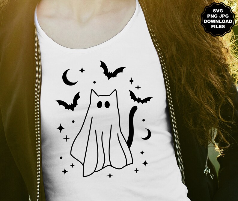 Ghost Cat SVG Ghost SVG Cat Ghost SVG Ghost Cat Clipart - Etsy
