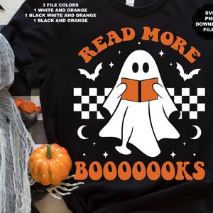 Read More Books Ghost SVG, Ghost SVG, Sheet Ghost SVG, Halloween ...