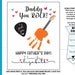 Daddy You Rock Guitar Handprint, Guitar Pick, I Pick You, Happy Father ...