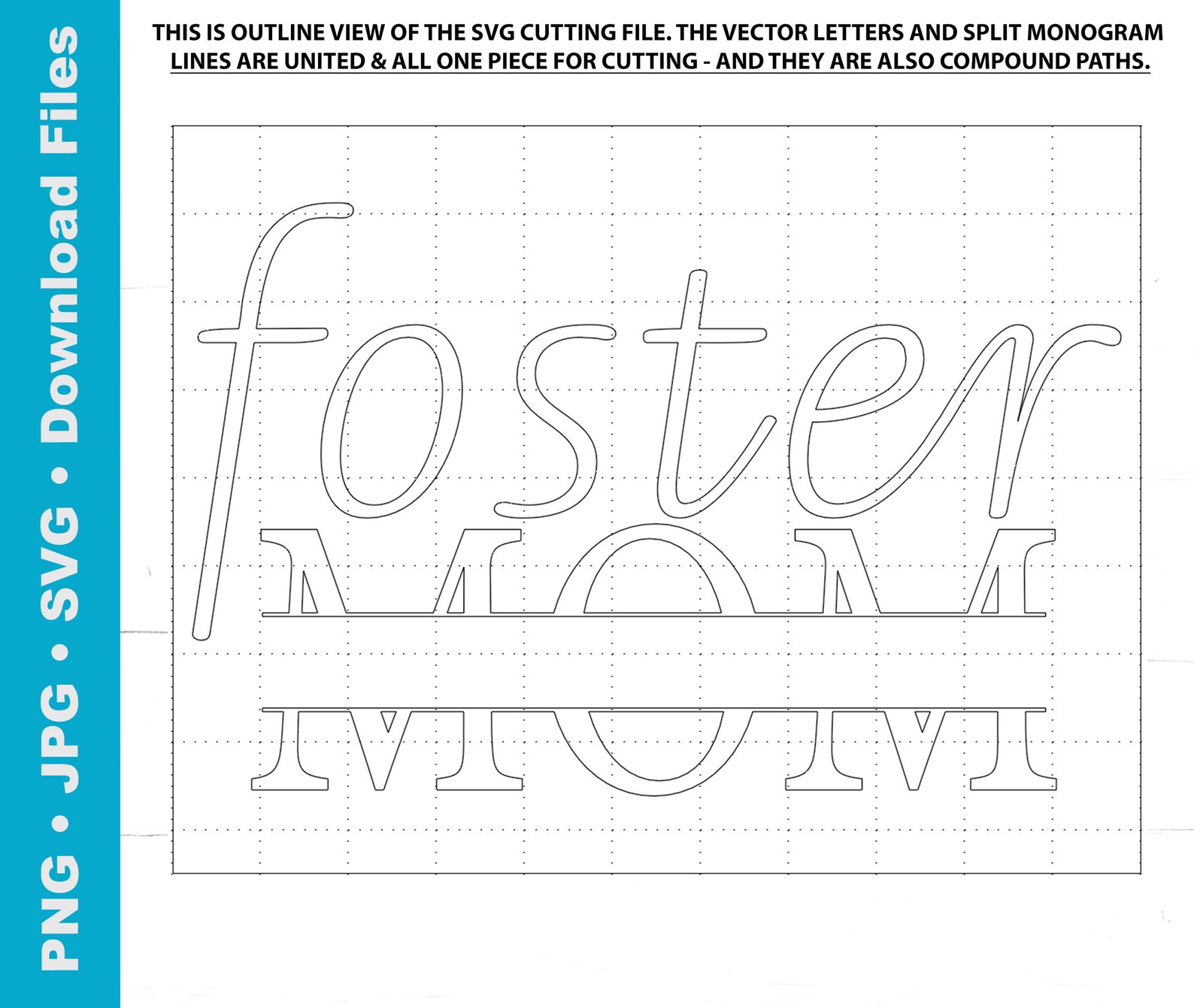 Foster Mom Svg Add Kids Names Svg Foster Mom With Names | Etsy