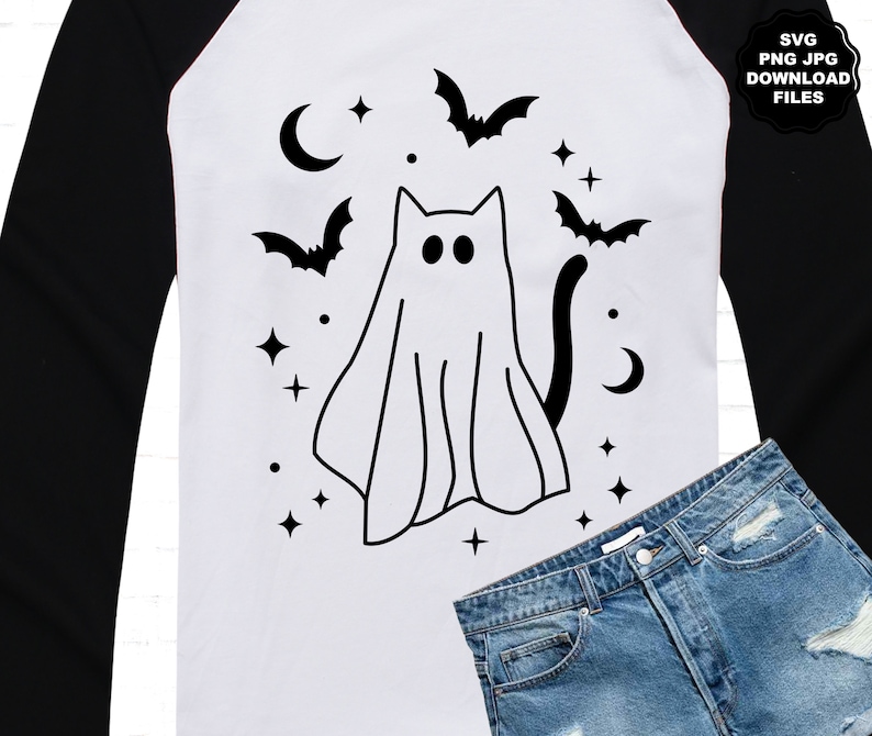 Ghost Cat SVG Ghost SVG Cat Ghost SVG Ghost Cat Clipart - Etsy