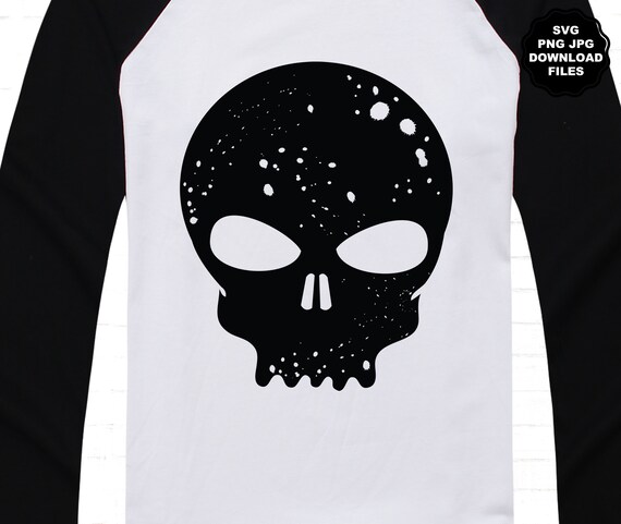 Skull SVG Distressed Skull SVG Military Alien Punisher - Etsy