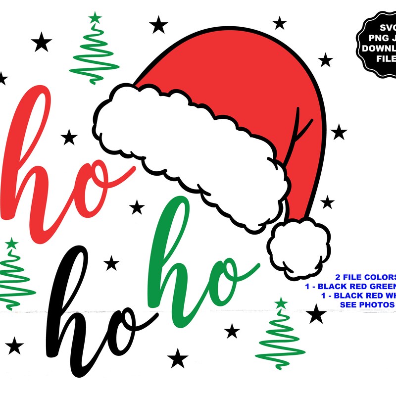 Ho Ho Ho Clip Art - Etsy