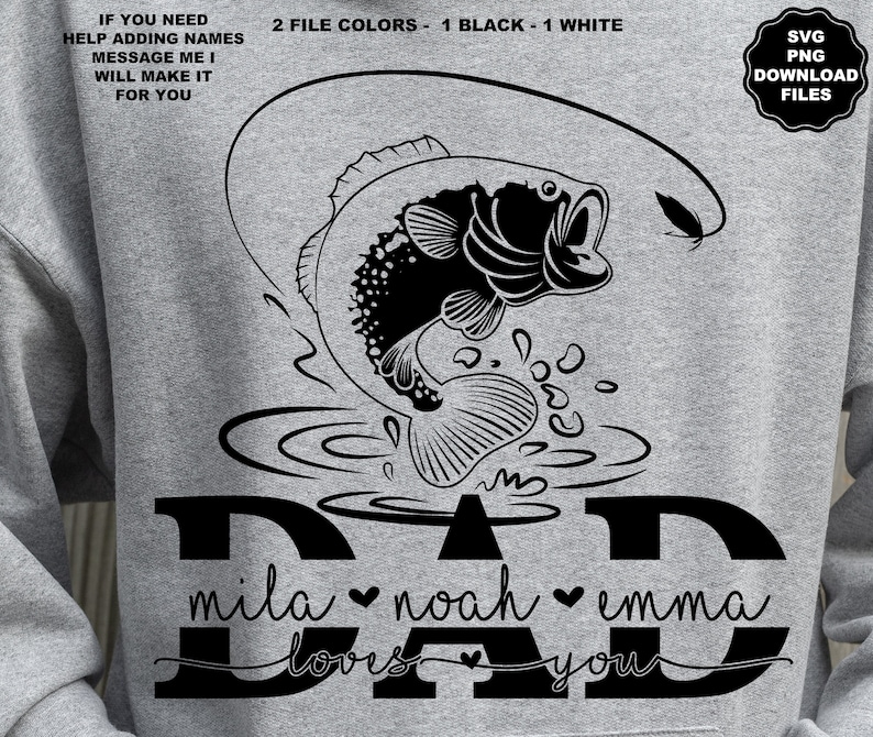Papá Monograma Dividido, Papá Te Ama SVG, Papá SVG, Papá Agrega Nombres ...