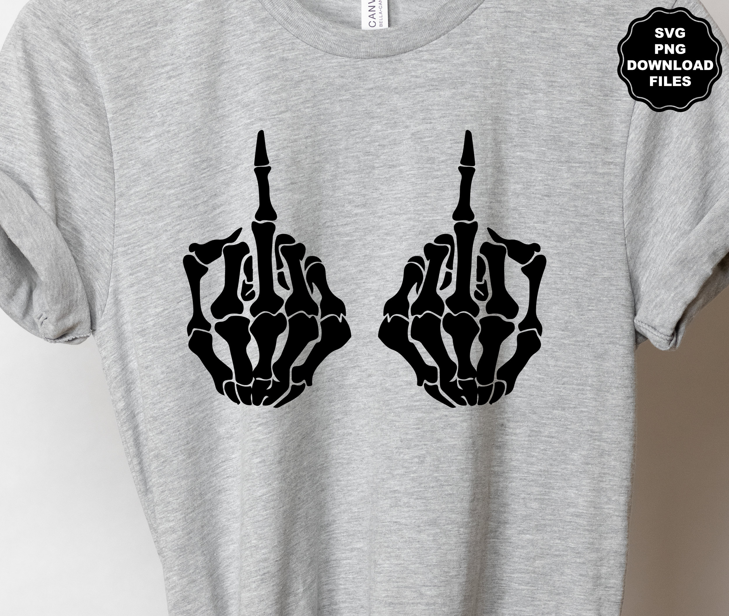 Skeleton Middle Fingers SVG Fuck You Fingers Skeleton Hand Skeleton ...