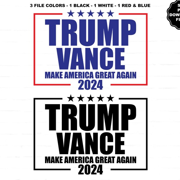 Maga 2024 Trump Vance Logo - Etsy