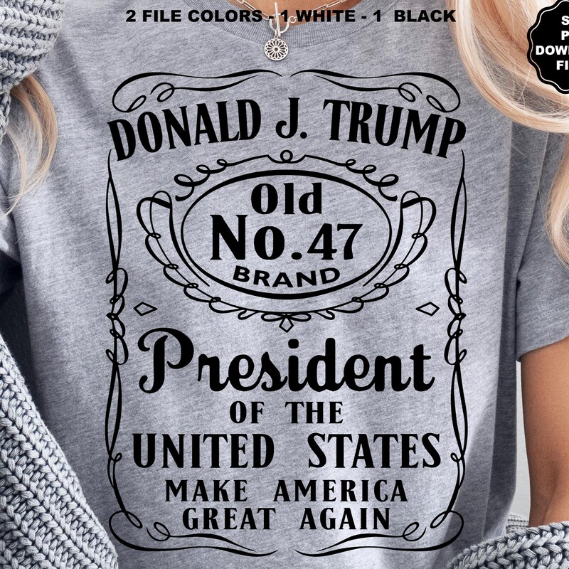 Trump Jack Daniels Labels - Etsy