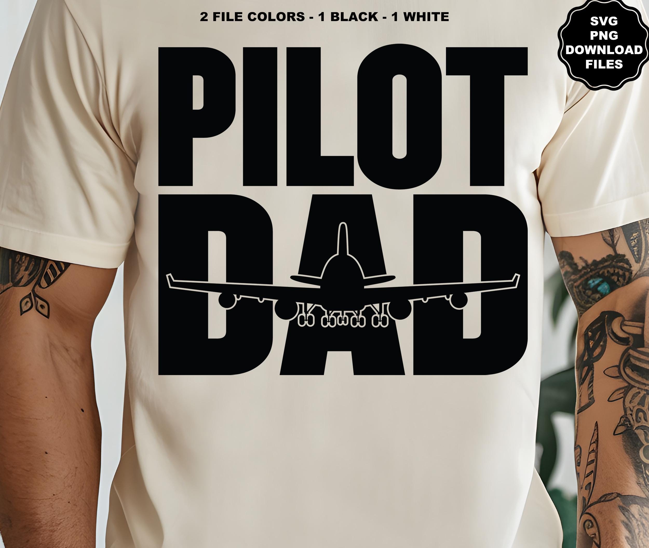 Pilot Dad SVG, Pilot Dad PNG, Dad SVG, Dad Png, Father's Day Svg ...