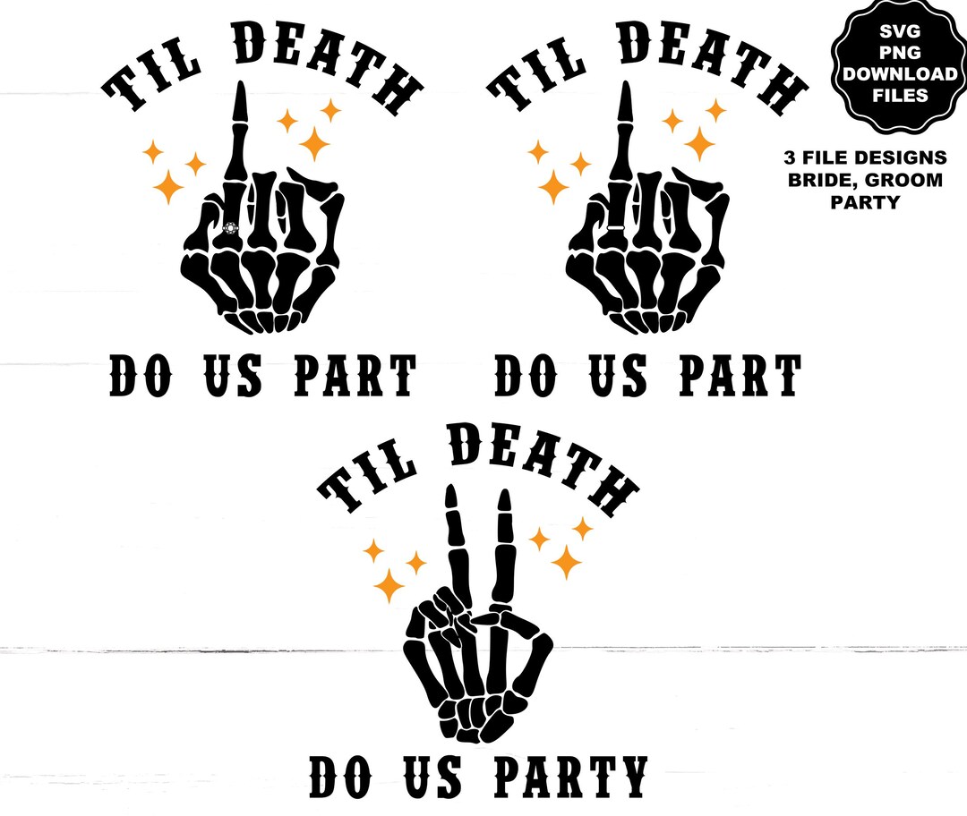 Til Death Do Us Part, Skeleton Hand Wedding Ring, Bride Skeleton Hand ...