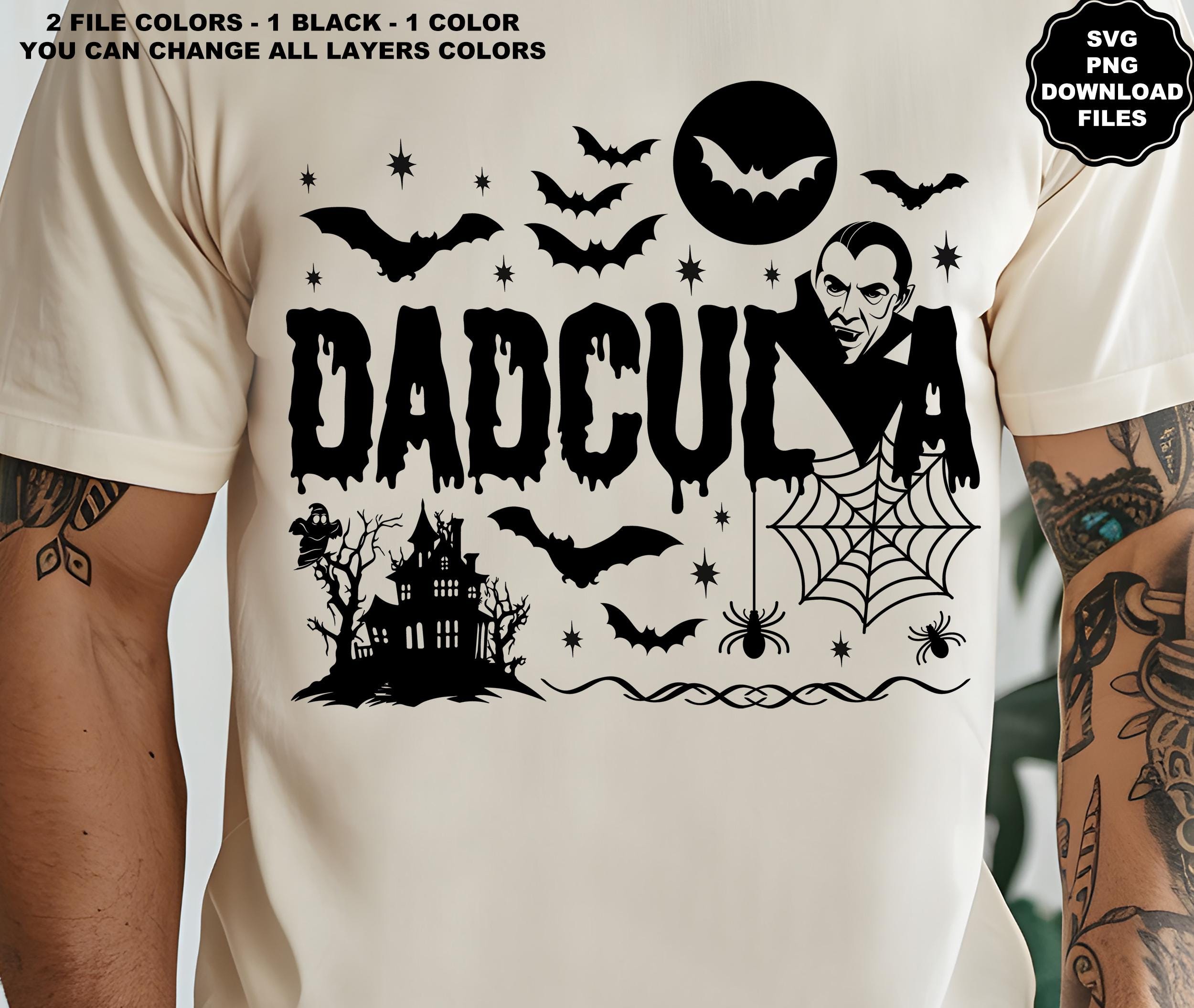 Dadcula SVG, Dadcula PNG, Dad Halloween SVG, Dad Halloween Png ...