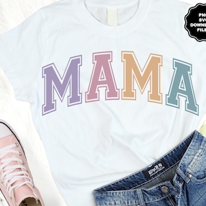 MAMA Letters SVG, MAMA Png Sublimation, Mama T-shirt Sublimation, Mama ...
