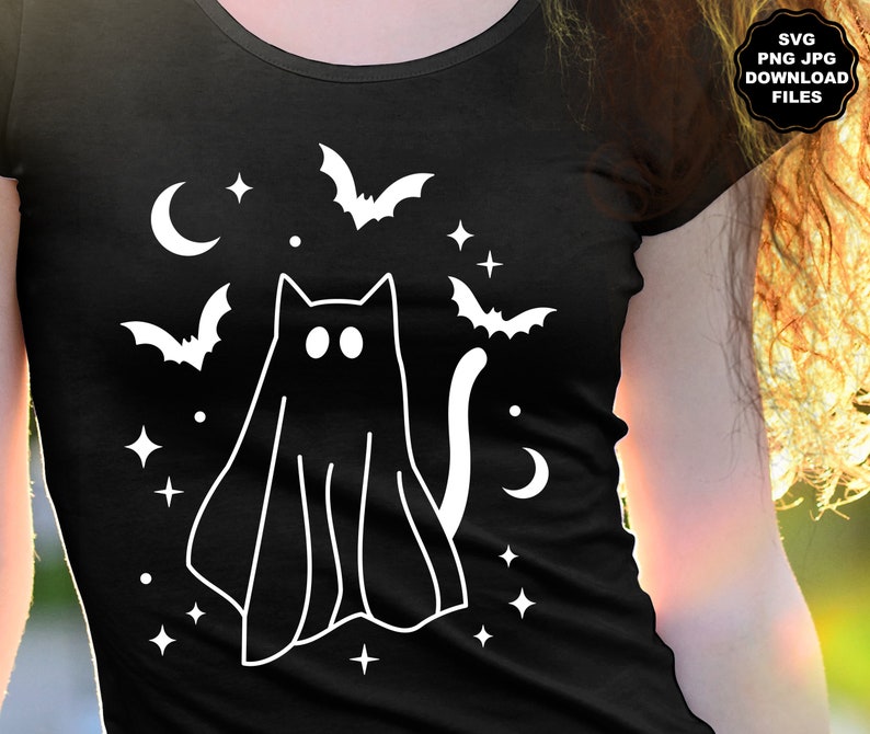 Ghost Cat SVG Ghost SVG Cat Ghost SVG Ghost Cat Clipart - Etsy