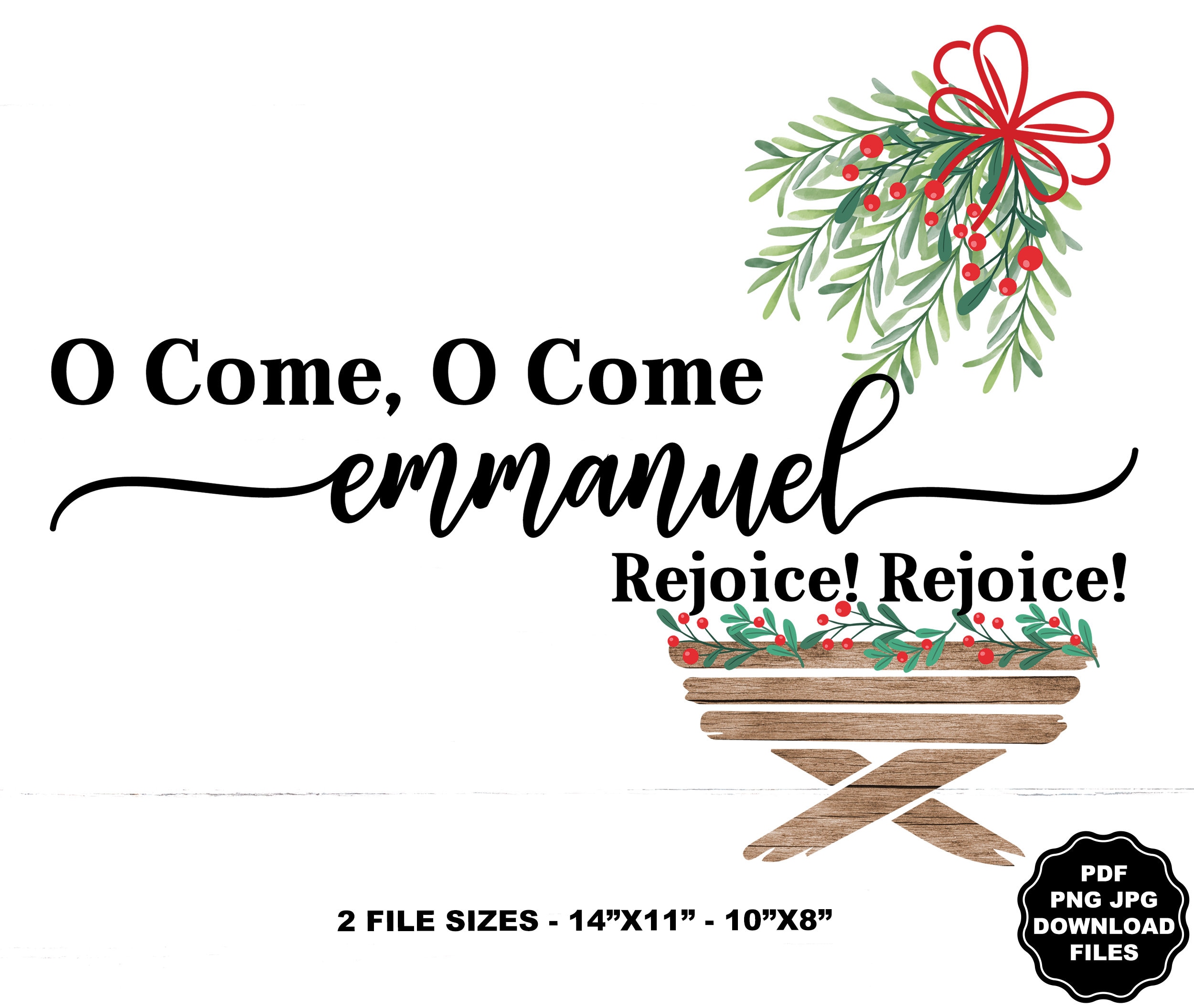 O Come O Come Emmanuel Clip Art