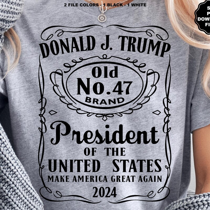 Trump Jack Daniels Labels - Etsy
