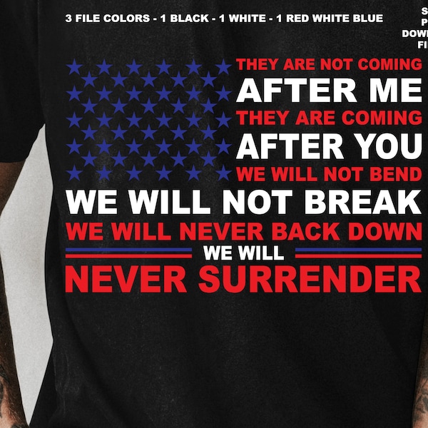 Trump Not Coming After Me - Etsy