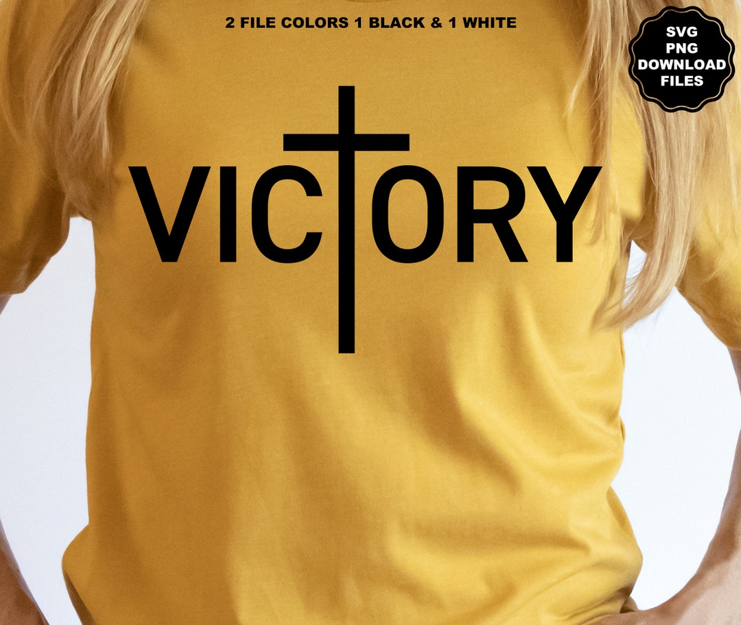 Victory SVG, Victory PNG, Cross, Redeemed, Good Friday, Crucifixion ...