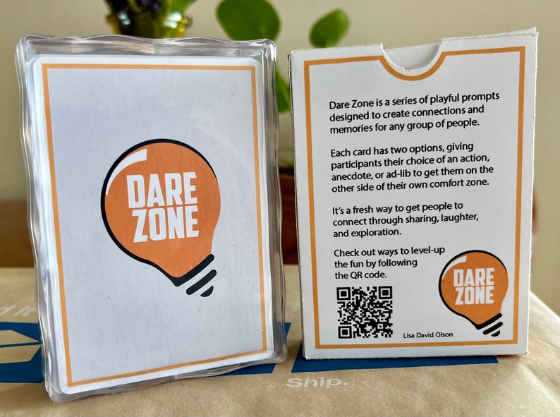 Dare Zone Card Deck of Fun Prompts - Etsy