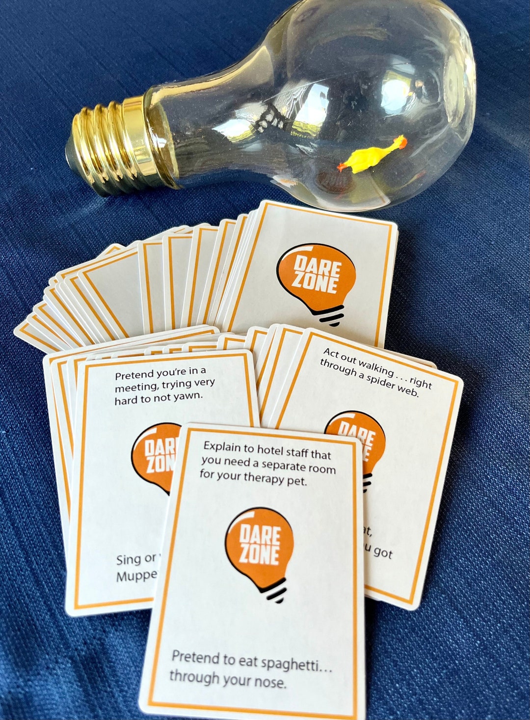 Dare Zone Card Deck of Fun Prompts - Etsy