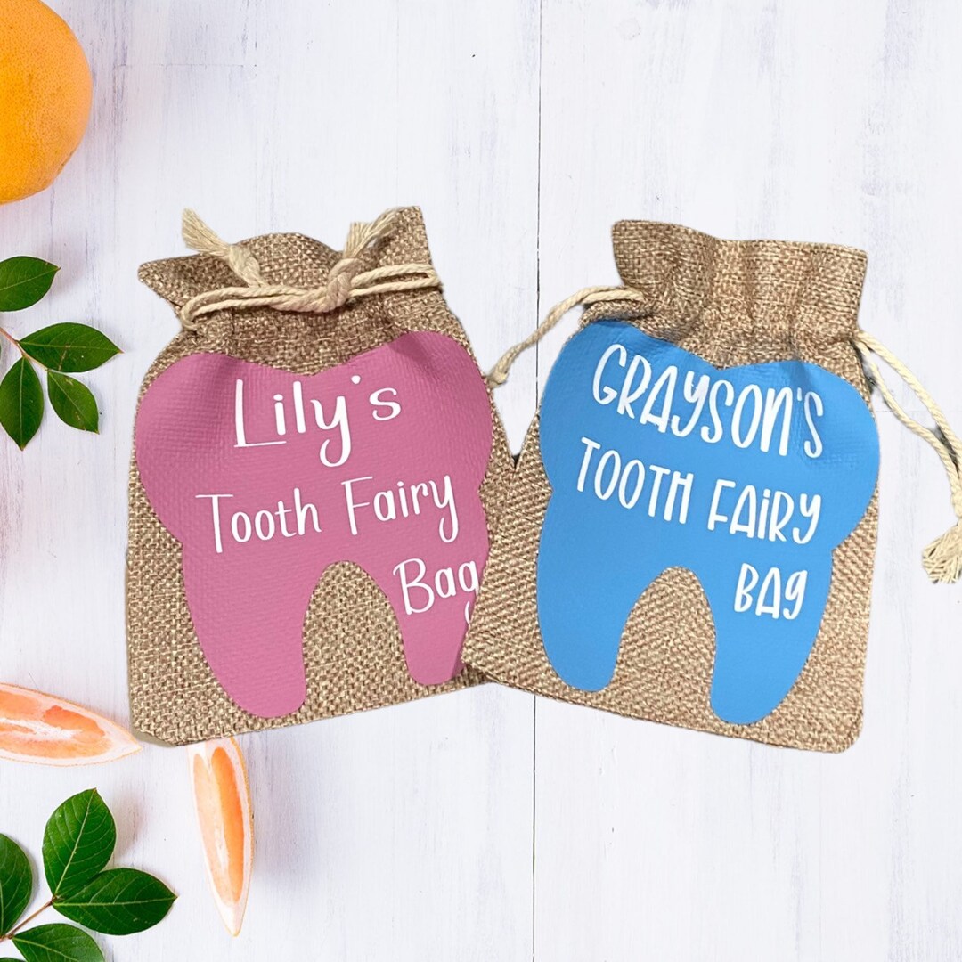 Personalized Tooth Fairy Bags, Tooth Fairy Bags - Etsy