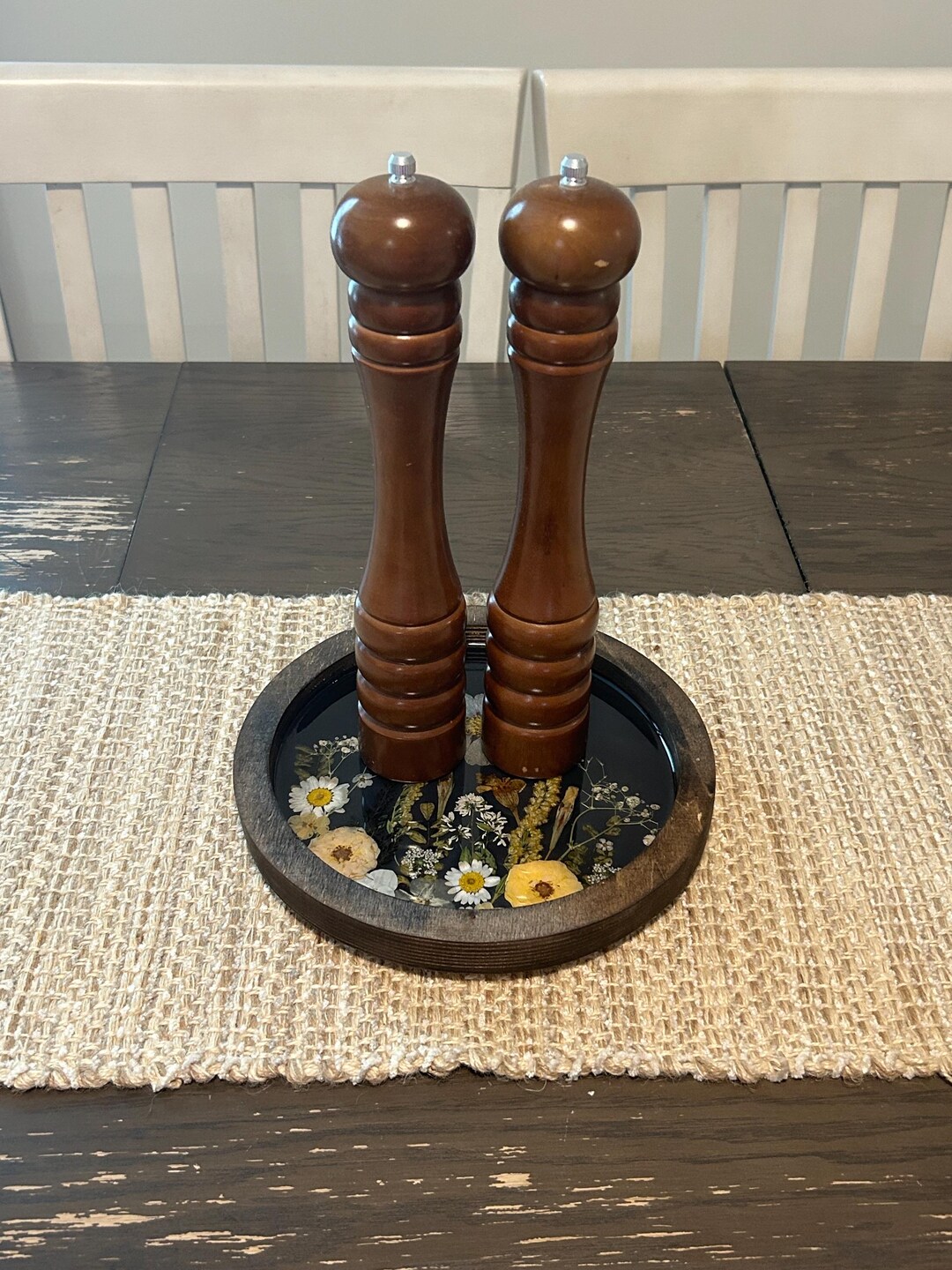 Wood Lazy Susan Tray, Front Door Tray, Makeup Tray, Serving Tray, Wood ...