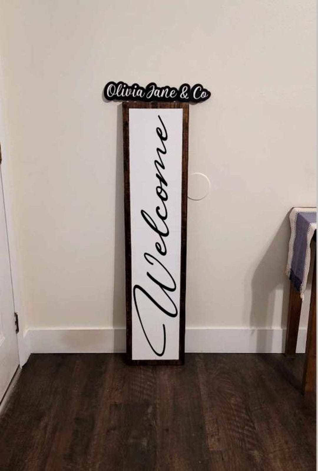 Front Porch Welcome Sign, Porch Sign, Front Porch Leaner, Welcome Sign ...