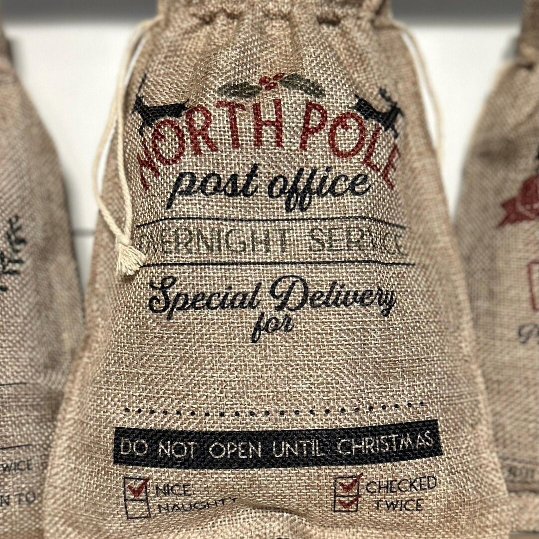 PERSONALIZED Santa Bags, Gift Bags, Santa Bags, Christmas Bags, Bags ...