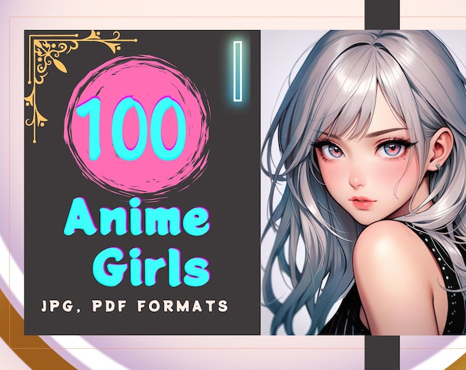 100 Anime Girls, Anime Art, Kawaii, Anime Characters, Printable Images ...