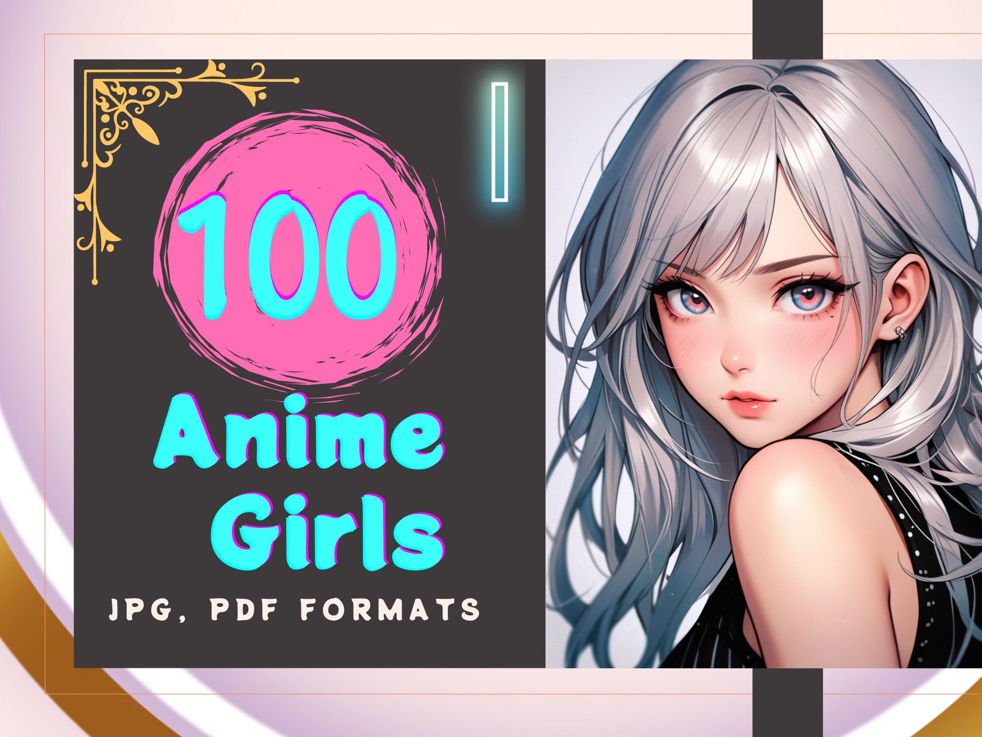 100 Anime Girls, Anime Art, Kawaii, Anime Characters, Printable Images ...