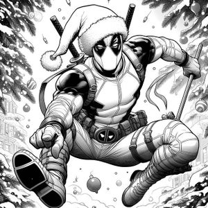30 Christmas Superhero Coloring Pages, Superheroes, Christmas ...