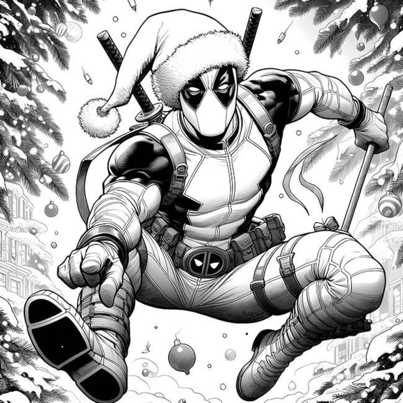 30 Christmas Superhero Coloring Pages, Superheroes, Christmas, Superhero Drawings, Boys, Kids ...