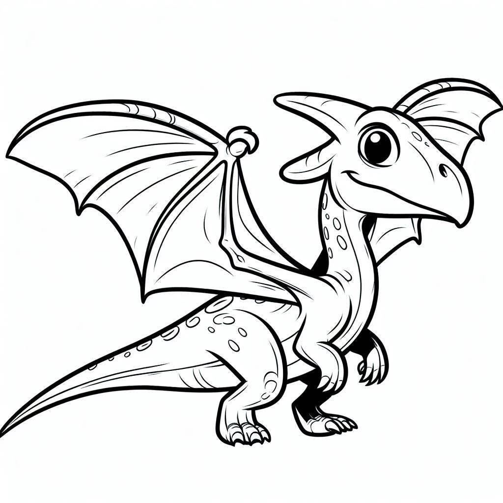 20 Cartoon Dinosaur Coloring Pages, Coloring Activities, Dinosaurs for ...