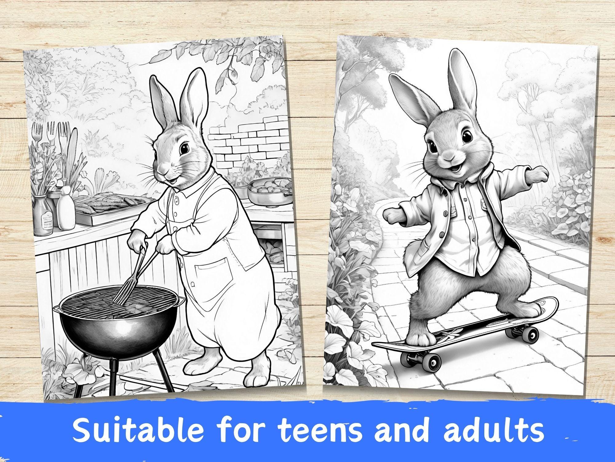 28 Jack the Rabbit Coloring Pages, Rabbits, Printable Coloring Pages ...