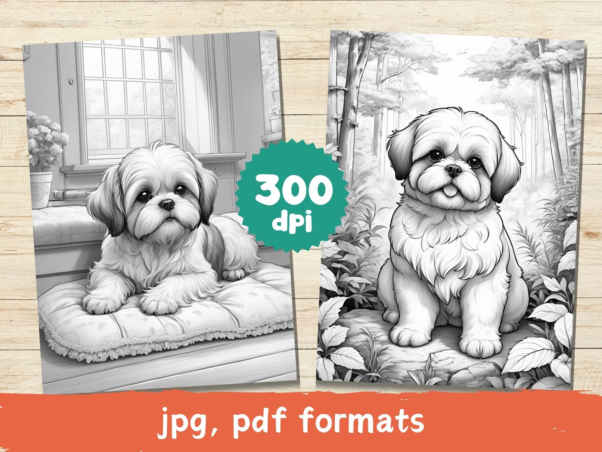 30 Shih Tzu Coloring Pages, Shih Tzu, Coloring Pages, Adult Coloring ...